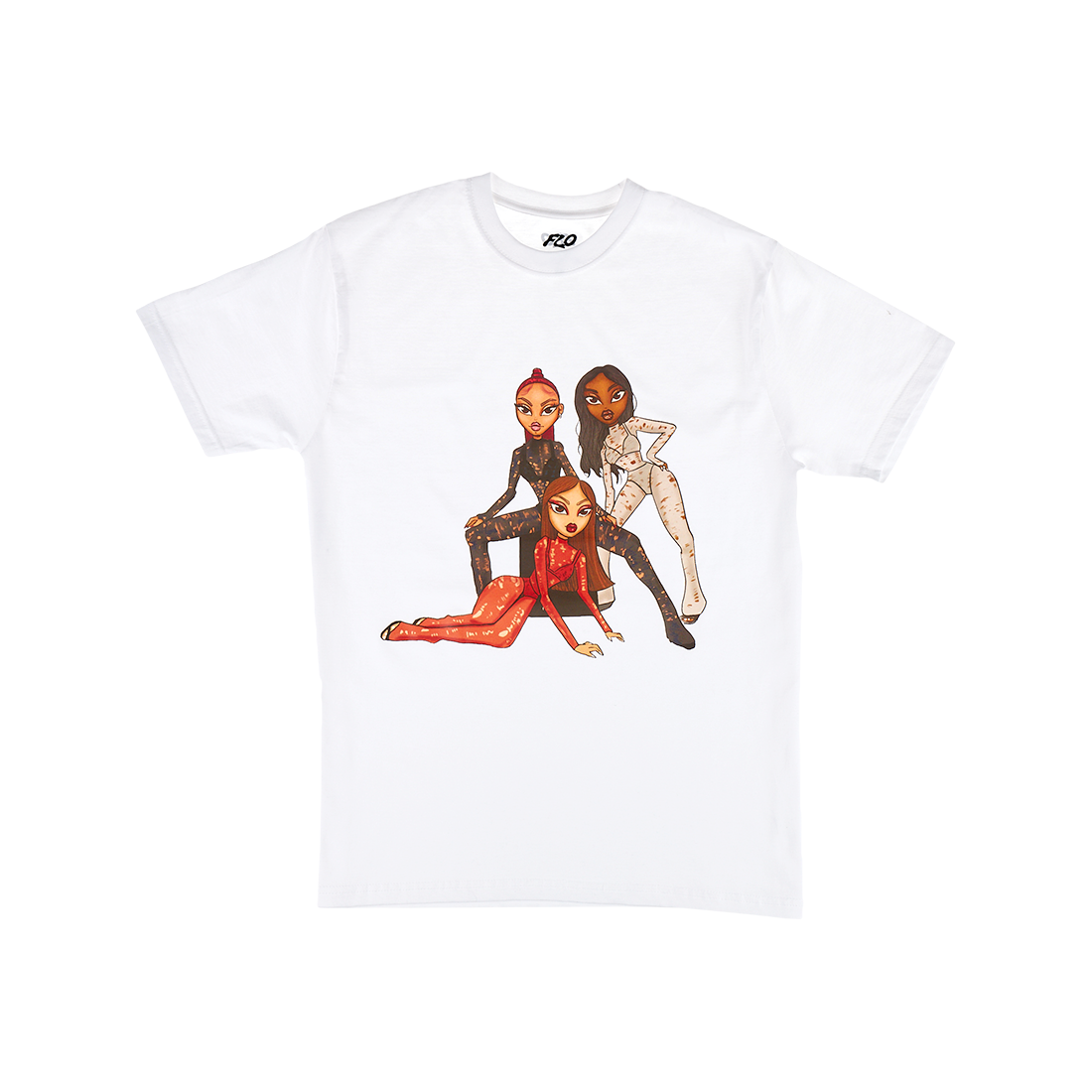 FLO - Fan Art Tee: White - Island Records