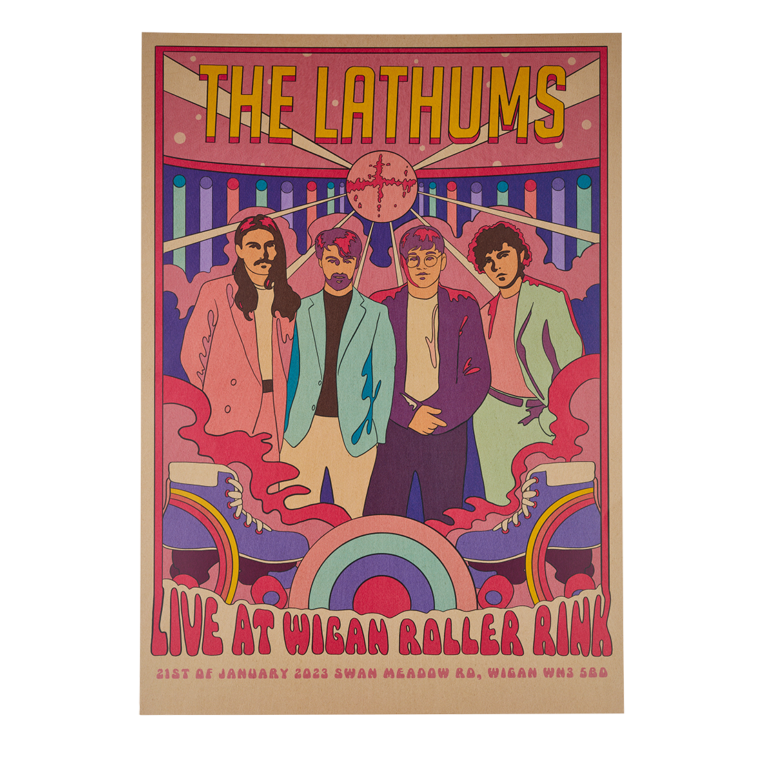 The Lathums - Wigan Roller Rink: Limited Edition Numbered Print ...
